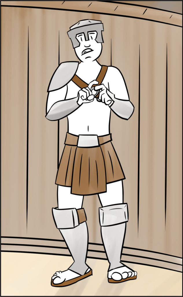 Scared Student Gladiator – The Left Fielder